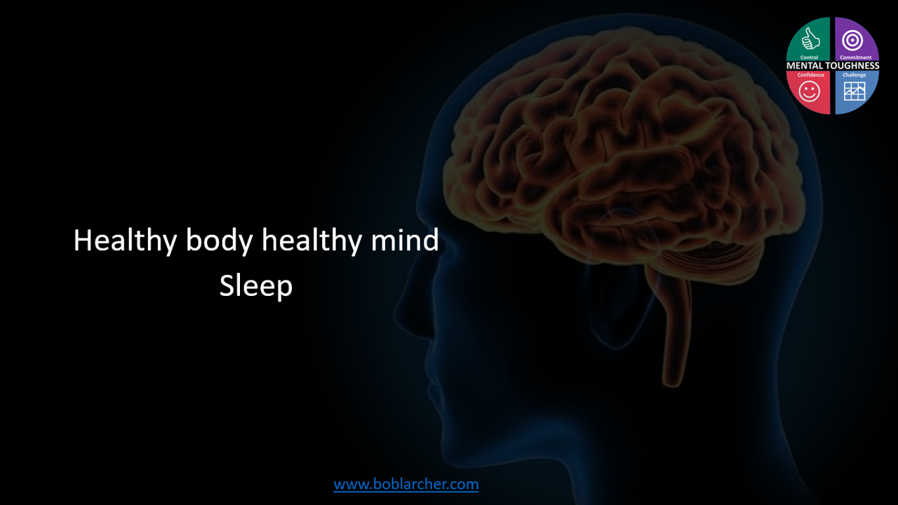 Healthy body healthy mind – Part 1 Sleep - BobLarcher