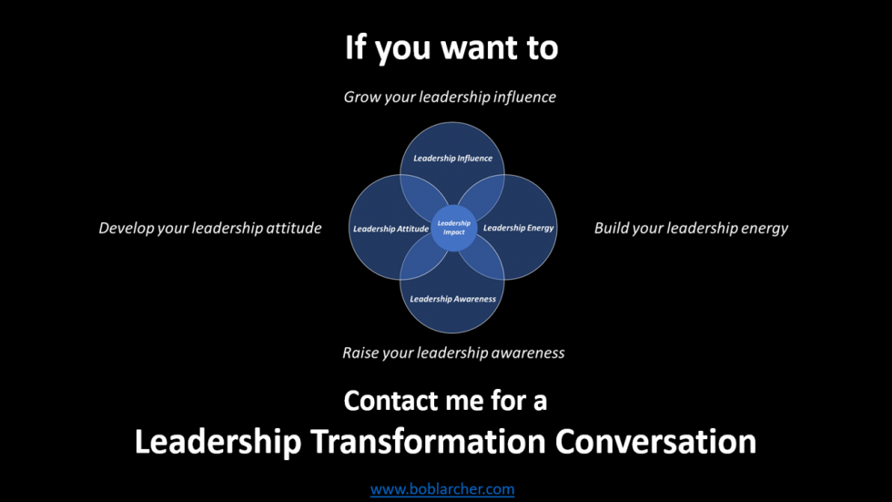 Leadership Transformation Conversation - BobLarcher